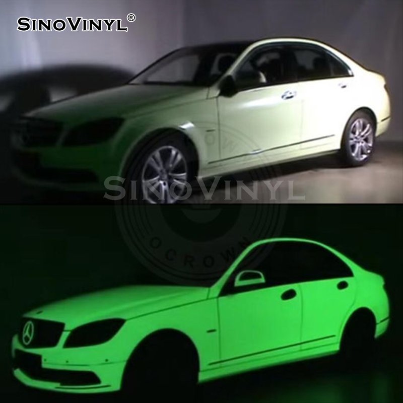 Glow In Dark Vinyl Photoluminescent Car Wrap Supplier - Sino Car Film